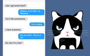 Today on Texts From Mittens - Comics by Angie Bailey - GoComics